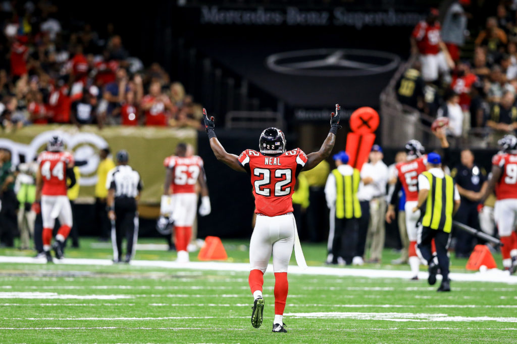 Falcons' Pro Bowl Safety Keanu Neal Out for the Season with Torn ACL